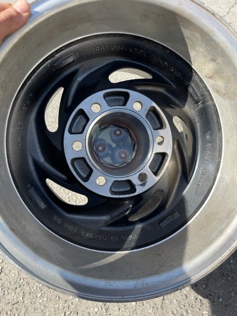 15X10 WHEELS RIMS VINTAGE HARD BODY PICK UP 6 15 BLADE COOKIE CUTTER ...