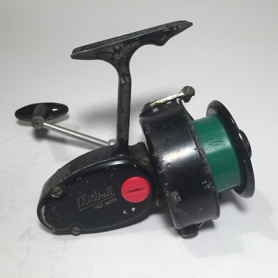 Rare Antique 1st Version Mitchell Salt Water Spinning Fishing Reel ...