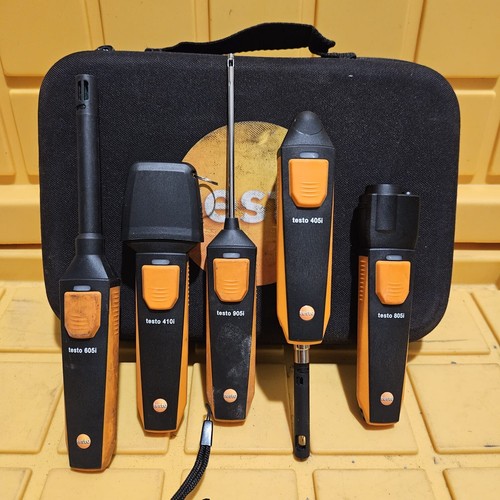 Testo Wireless Smart Probes 605i 410i 905i 405i 805i HVAC Tool Set Of 5 ...