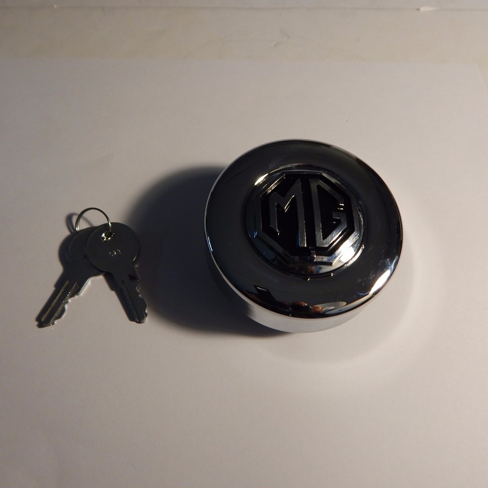 New Gas Fuel Cap MGB & MG MIdget 1970-1980 Except 1975 Locking w/ Keys ...