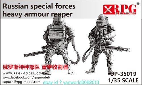 RPG Model UP35019 1/35 Russian special forcesheavy armour reaper | eBay