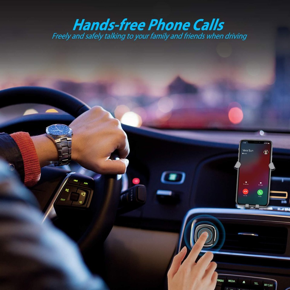 Esky Bluetooth Receiver for Car, 3.5mm Aux Bluetooth Car Adapter ...