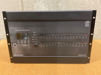CRESTRON DM-MD16X16-RPS HD DIGITAL MEDIA SWITCHER w/ DMC-4KZ-HDO, ect ...