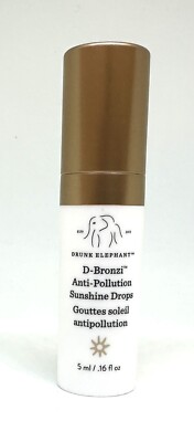 Drunk Elephant D-Bronzi 5ml Anti-Pollution Sunshine Drops Travel Size 0 ...