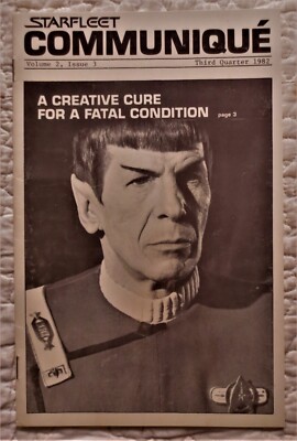 STAR TREK STARFLEET COMMUNIQUE VOLUME 2 ISSUE 3 SPOCK COVER | eBay