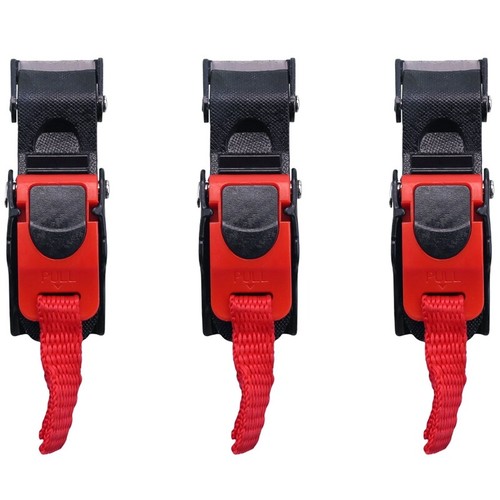 3x Plastic Motorcycle Helmet Speed Clip Chin Strap Release Pull Buckle ...