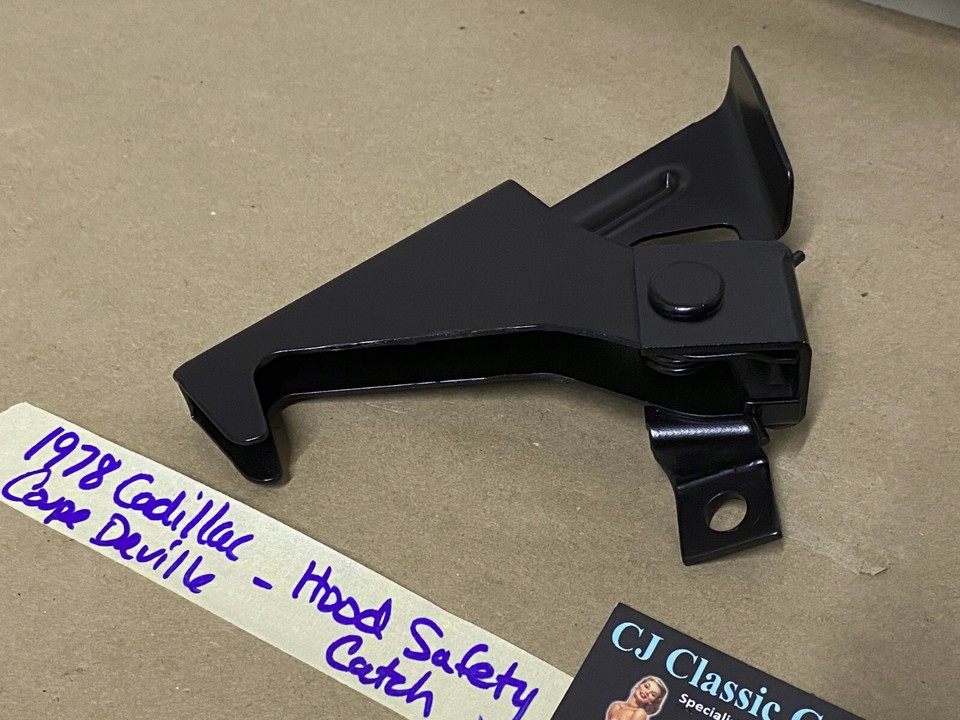 OEM 78 Cadillac Deville HOOD LATCH CATCH SAFETY RELEASE LEVER #1610270 ...