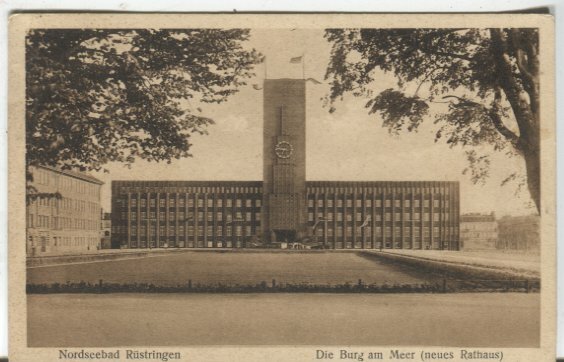 Allemagne Rustringen Rüstringen Wilhelmshaven - Neuf Rathaus 1930 ...