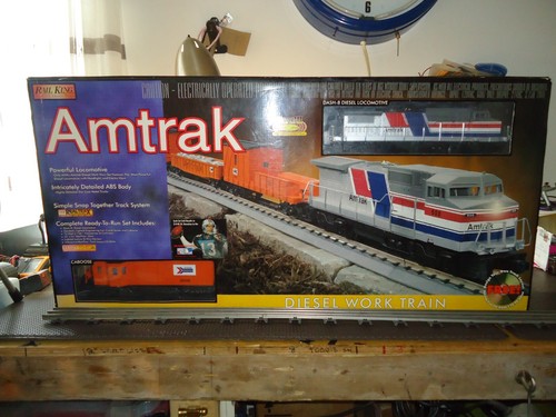 MTH Amtrak R-T-R Work Train Set W/Proto-Sounds W/Accessories | eBay