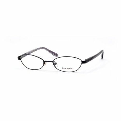 Kate Spade Womens Eyeglass Frames KS EZRA 0FW6 BLACK Size 51-16-135 | eBay
