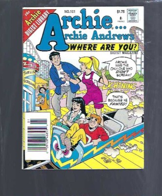 ARCHIE ANDREWS WHERE ARE YOU DIGEST 101 - ARCHIE COMICS SERIES | eBay