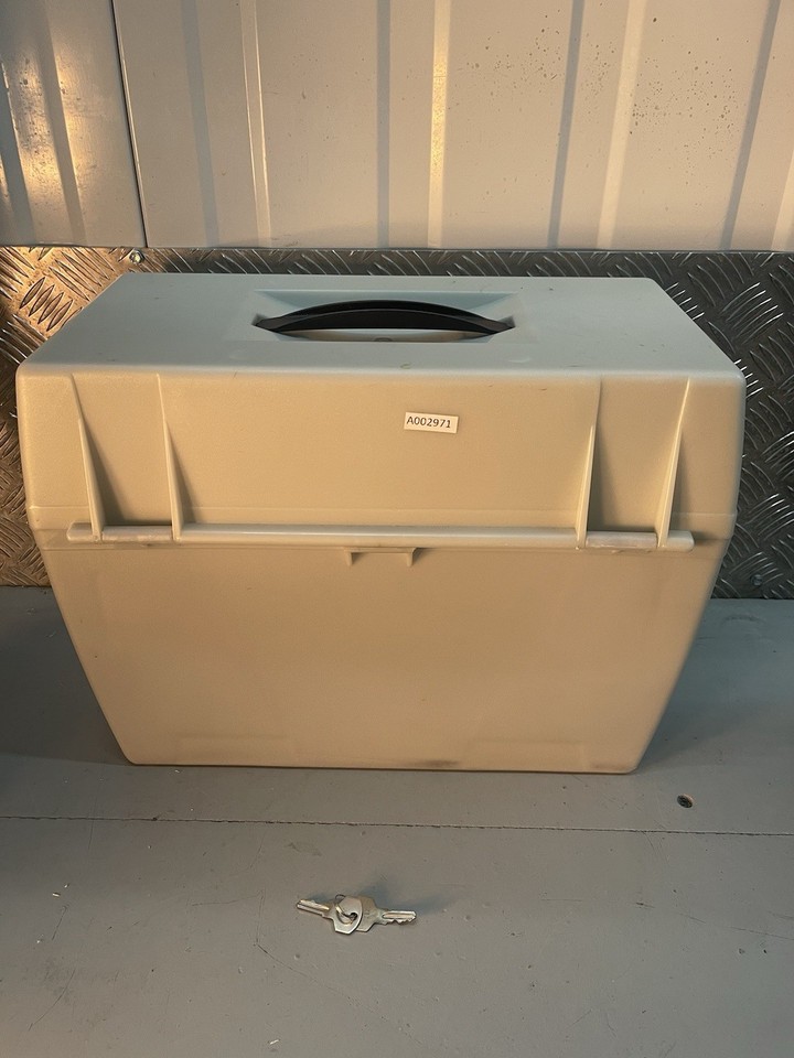 Helix Suspension File Lockable Document Storage Box Case 2x Key ...
