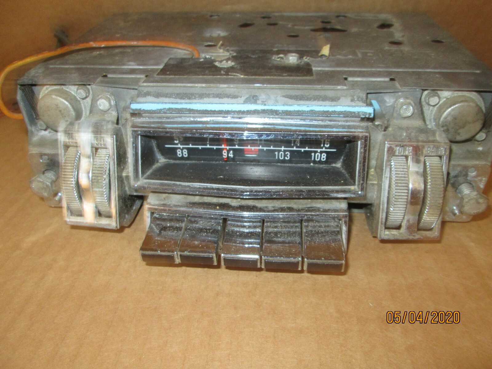 1960's MOPAR CHRYSLER DODGE PLYMOUTH AM / FM RADIO GENUINE FACTORY ...