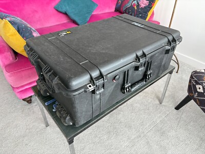 Peli Case 1650 with Lid Organiser and Padded Insert | eBay UK