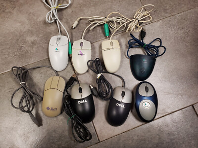 Mixed lot PS/2 and USB mice - Sun Microsystems, Logitech, Dell | eBay
