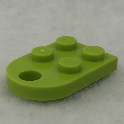 LEGO 3176 Lime Plate, Modified 2 x 3 with Hole (x1) | eBay Australia