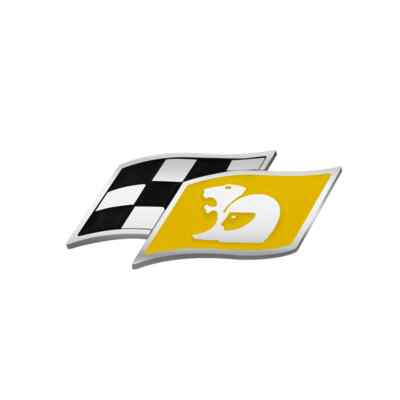 Yellow HSV Badge Decal Race Flag Emblem Sticker Commodore GTS R8 Maloo ...