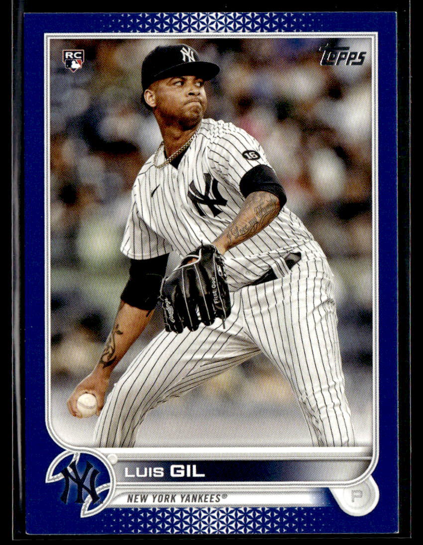 2022 Topps #131 Luis Gil Royal Blue Baseball Card 1401E | eBay