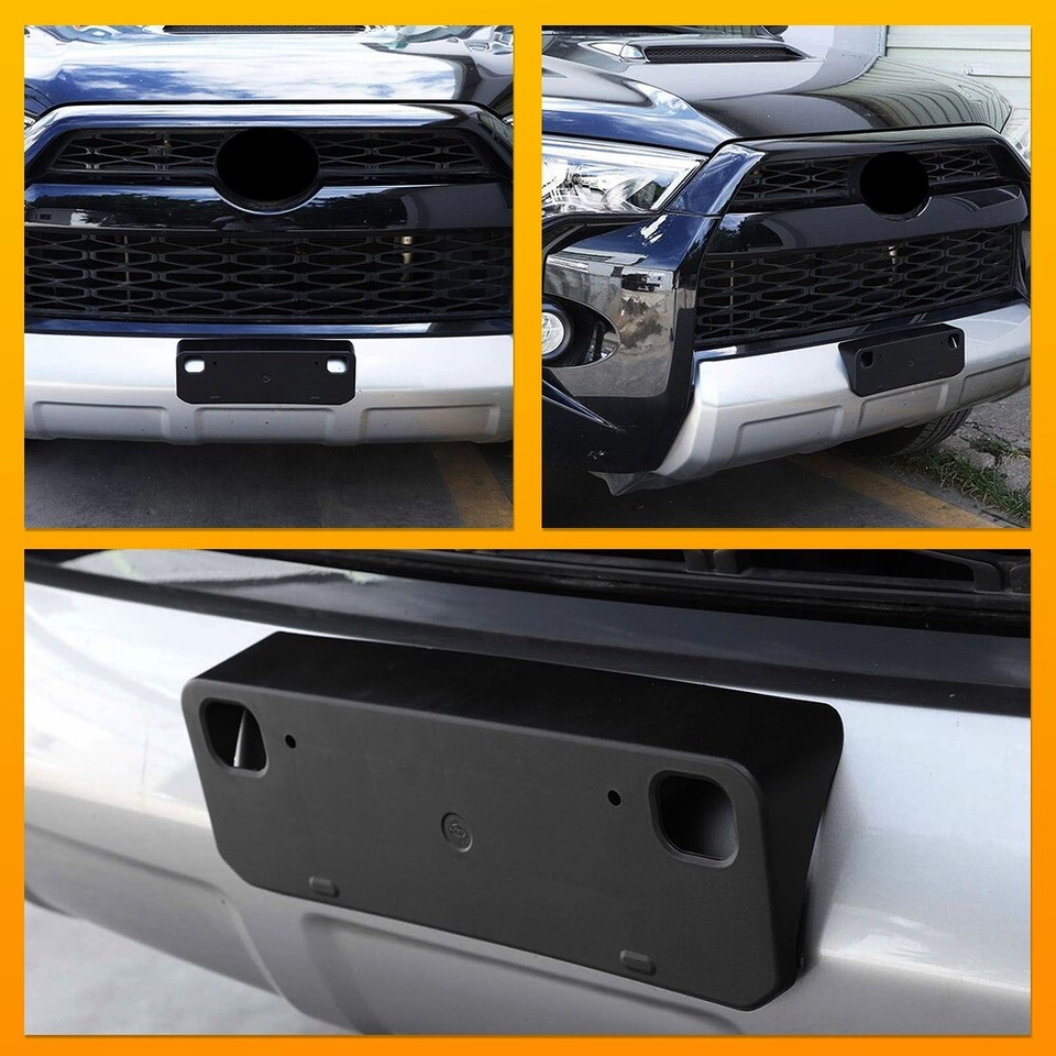 FRONT LICENSE PLATE TAG BRACKET HOLDER FOR 2014-2023 TOYOTA 4RUNNER ...