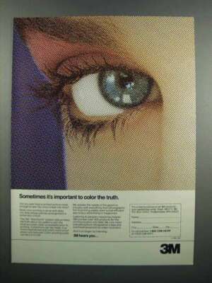 1983 3M Matchprint System Ad - Color the Truth | eBay