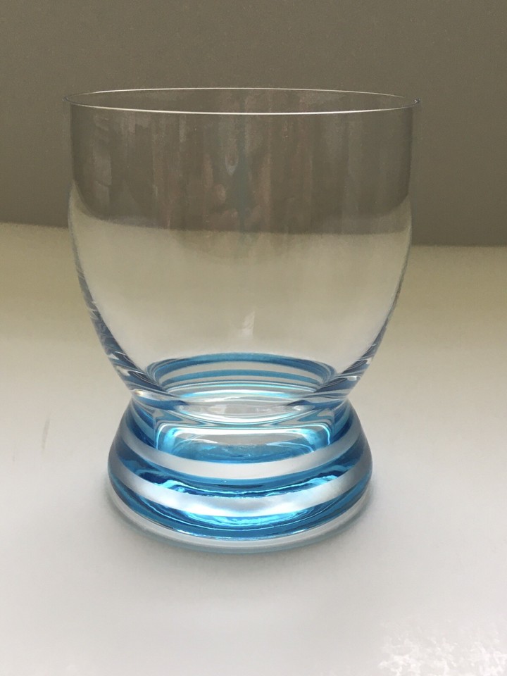 Vintage Swirl Art Glass Footed Rocks Glasses- Set Of 6 | eBay
