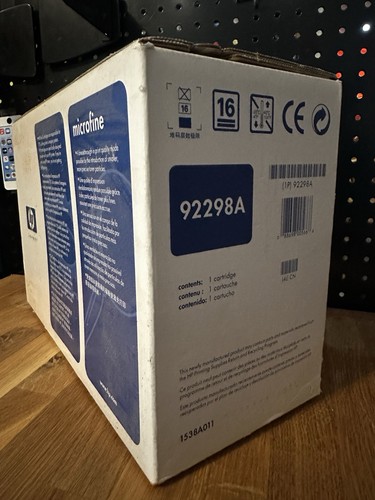 HP LaserJet 92298A 98A Genuine Toner Cartridge - New - Unopened | eBay