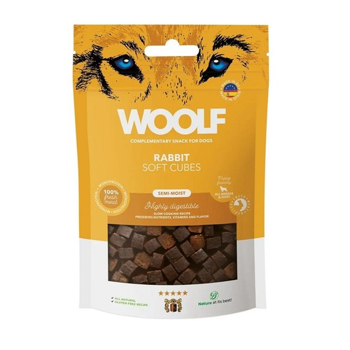 Snack per cani lana cubi morbidi coniglio coniglio 100 g | eBay