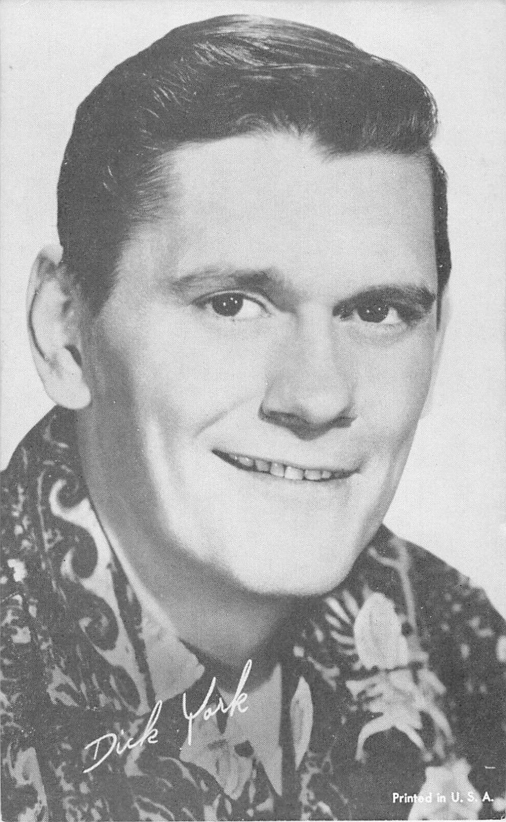 Dick York TV Star Bewitched Actor The First Darrin Stephens Arcade Card ...