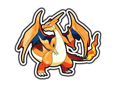 Mega Charizard Y Waterproof Vinyl Sticker Decal Die-Cut | eBay