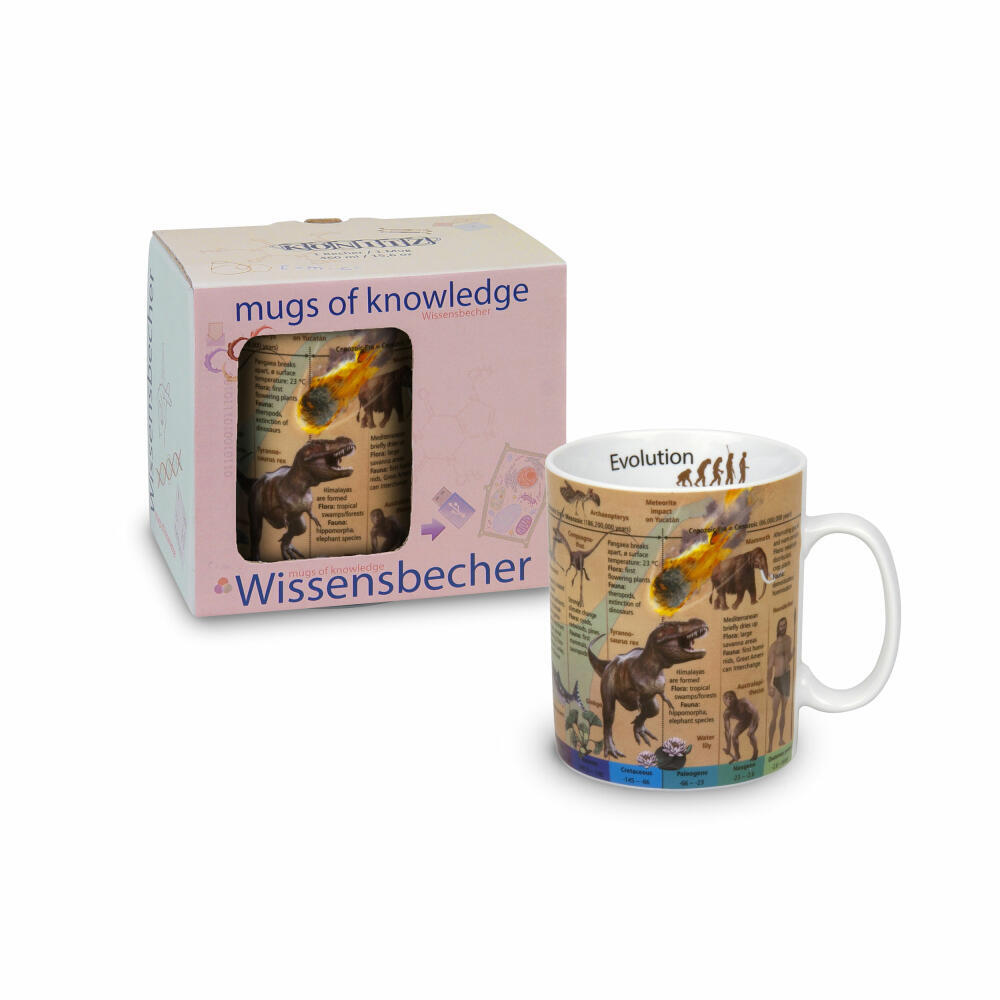 Könitz Evolution Knowledge Mug English in Gift Box Mug Cup 460ml | eBay