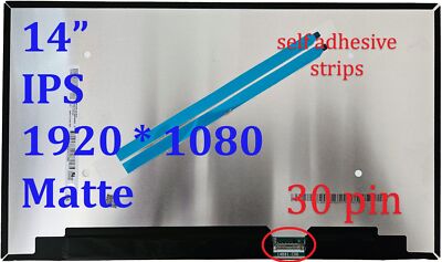 14'' FHD IPS Matte LED Screen N140HCA-E5C, 1920x1080, 30-Pin, Crystal ...