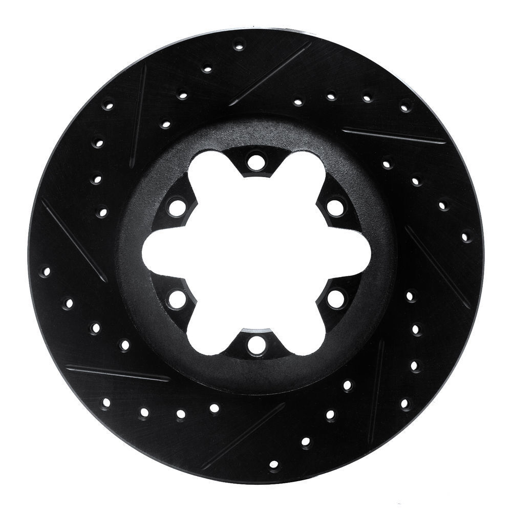 Disc Brake Rotor-Brake Rotor - Drilled And Slotted - Black DFC 633 ...