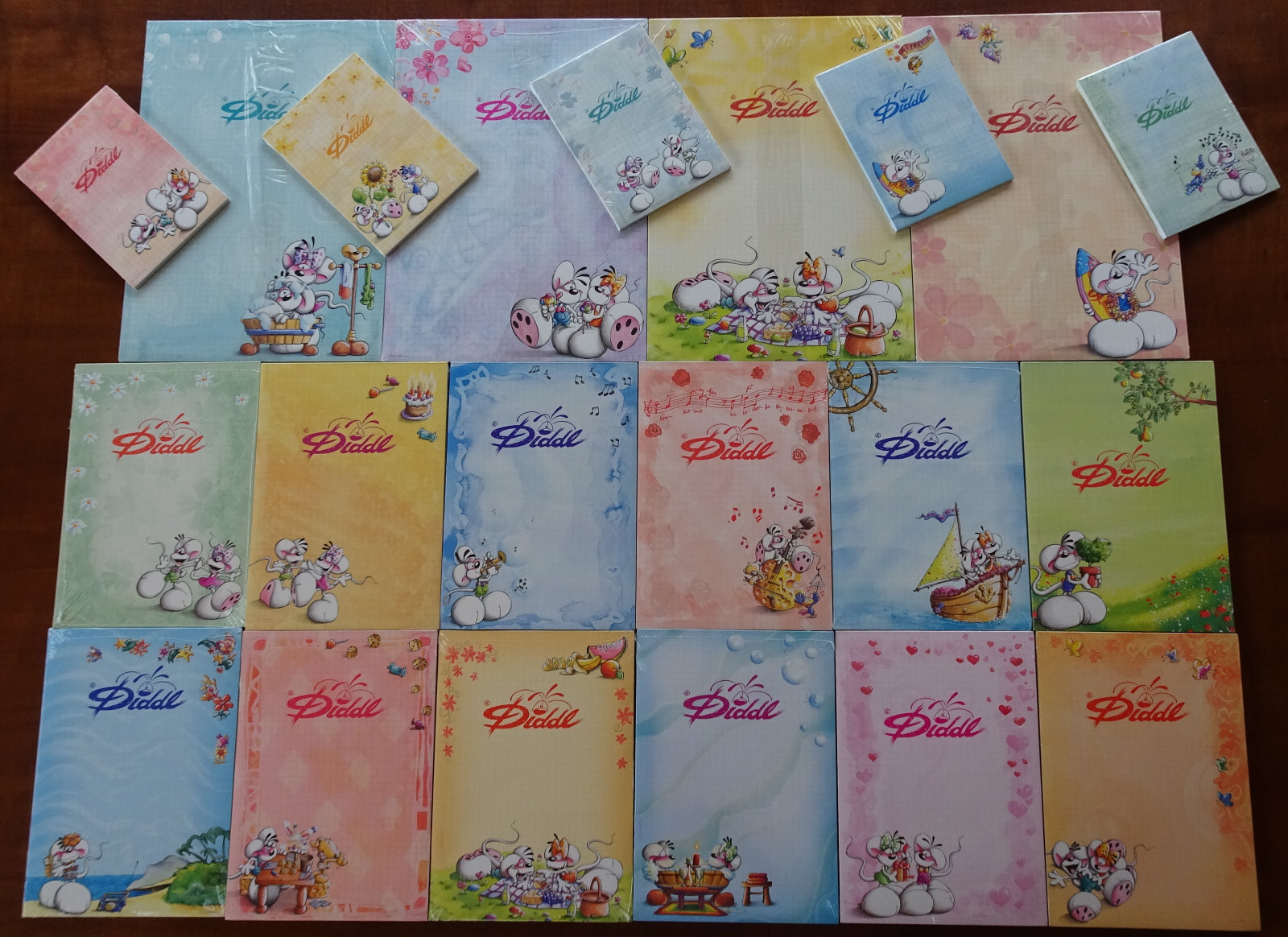 Diddl REIBE-DUFT 2. Serie Block Blöcke AUSSUCHEN A4 A5 A6 meist ...