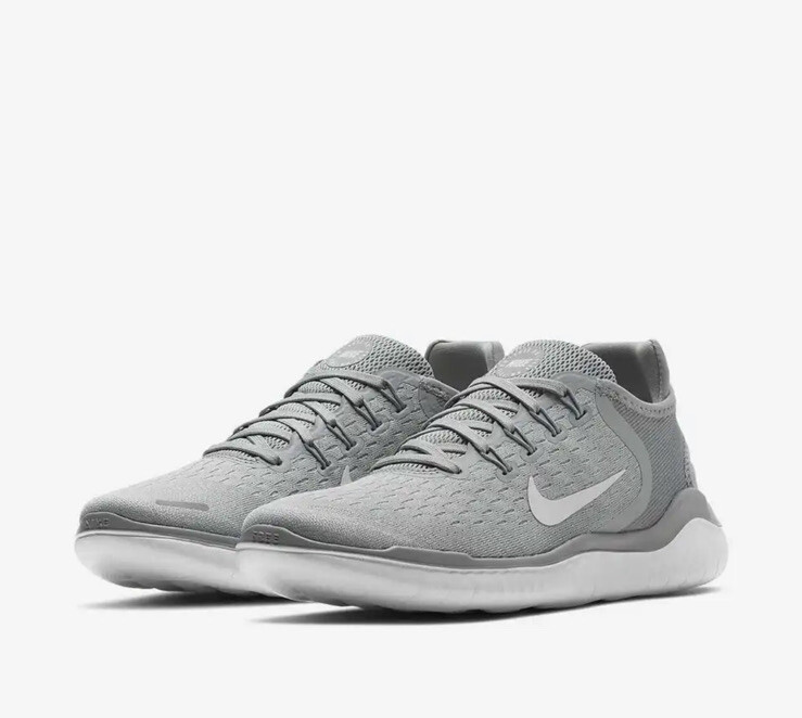 Nike Free RN 2018 Wolf Grey Black White 942837-003 Running Womens Sizes ...