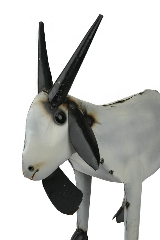 Recycled Metal Goat-Mexican Folk Art-Decor-Garden-Patio-Animal-Metal ...