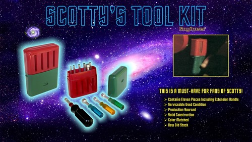 PROP TREK SCOTTY TOOL KIT KIRK ULTRA-RARE TV STAR COSTUME | eBay