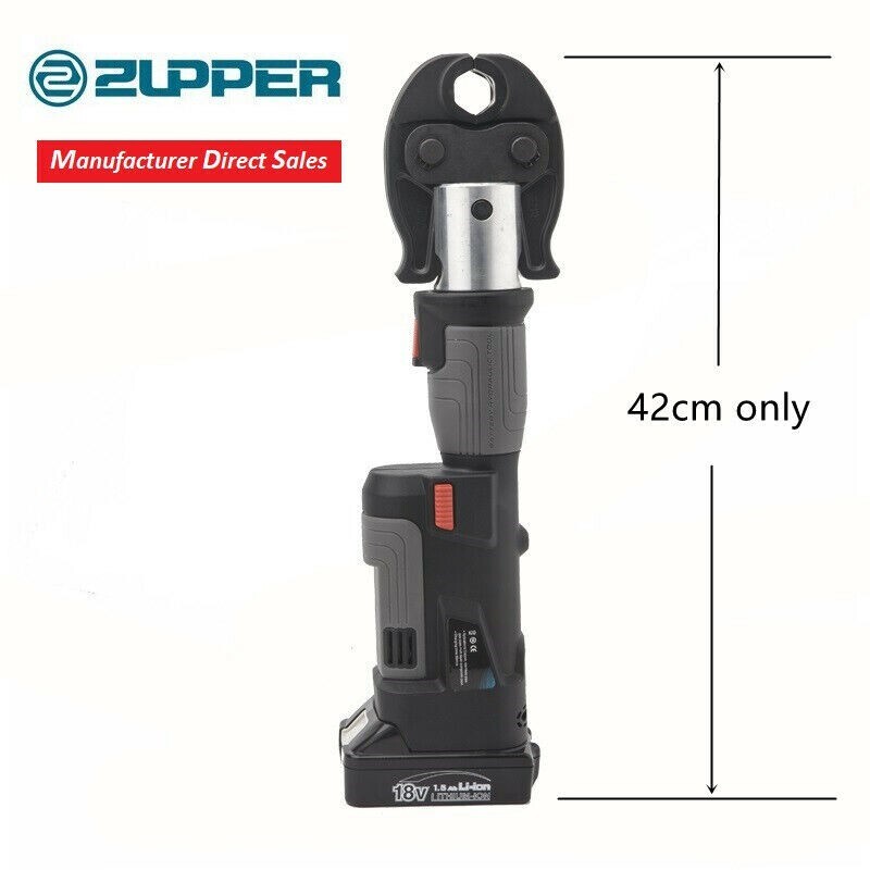 COMPACT ZUPPER 18v for copper press tool kit PZ-2430 1/2'', 3/4'', 1 ...