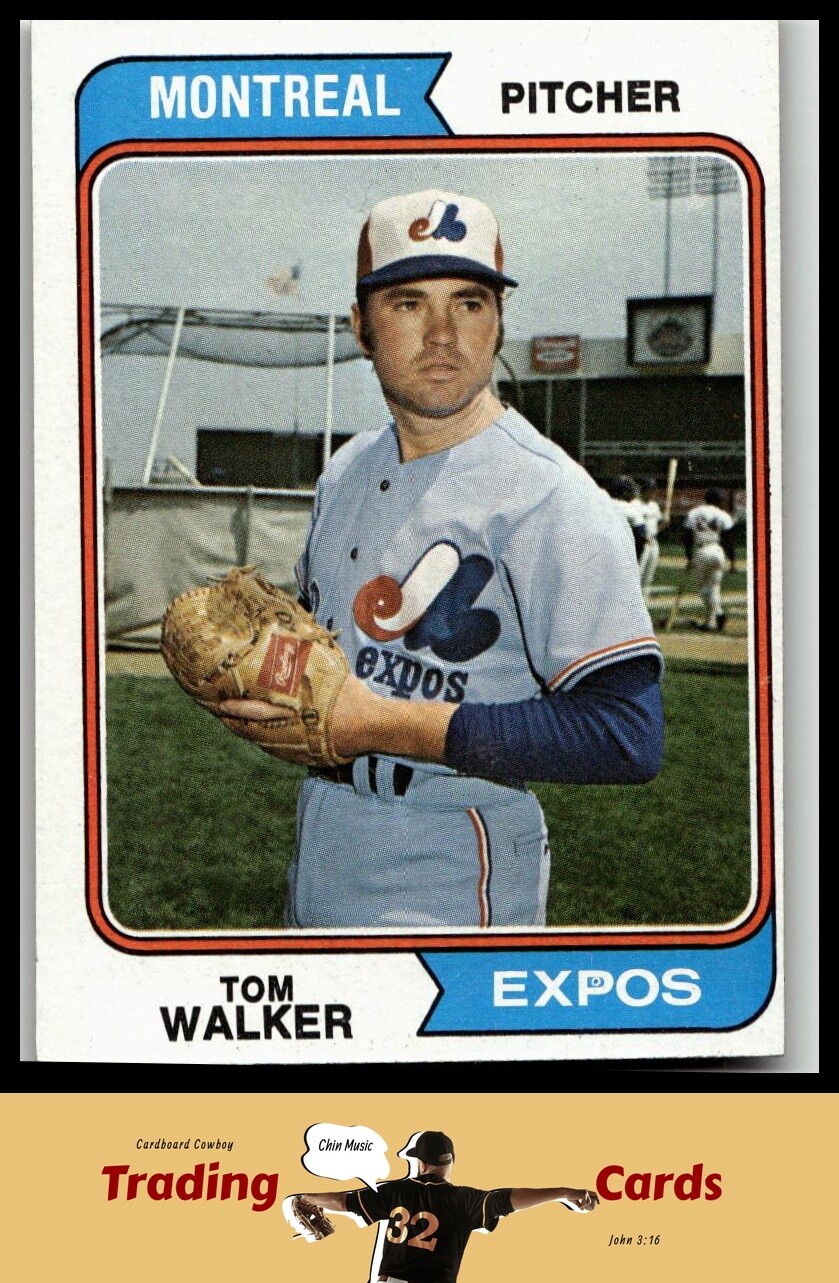 1974 Topps #193 Tom Walker Montreal Expos Baseball Card EX | eBay
