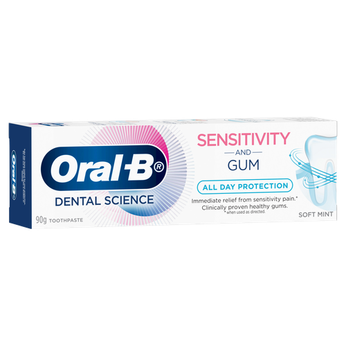 Oral-B Sensitivity and Gum All Day Protection Toothpaste 90g - Soft ...