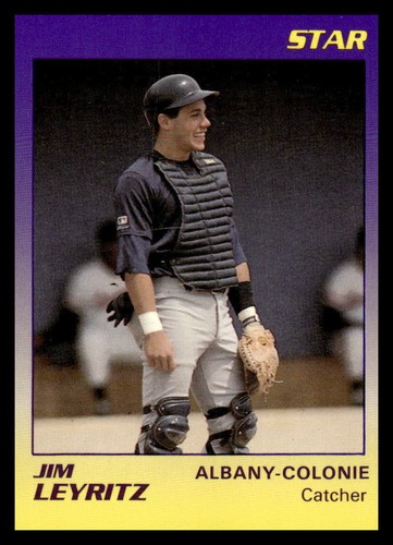 Jim Leyritz 1989 Star #10 Albany-Colonie Yankees Baseball Card | eBay