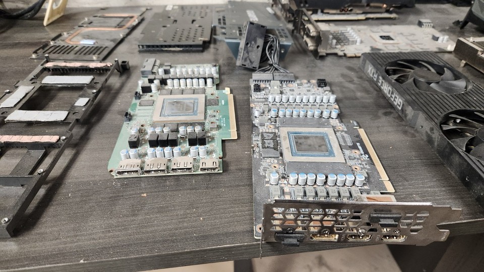 Assorted Graphics card parts, includes gpu's, micron d8bww, d8bgw | eBay
