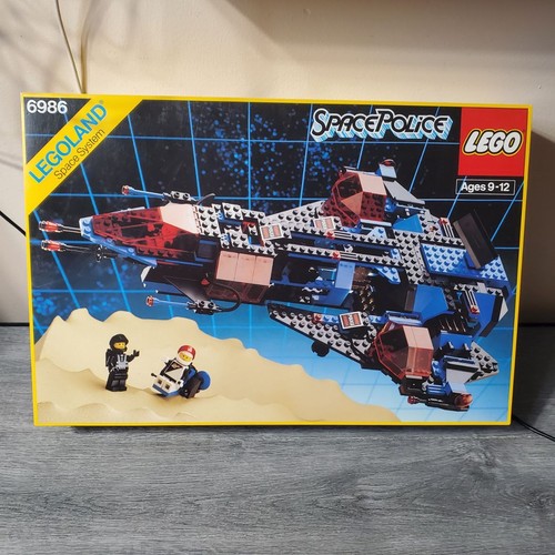 Vintage LEGO Space Police Mission Commander 6986 1989 Set 462 Piece NIB ...