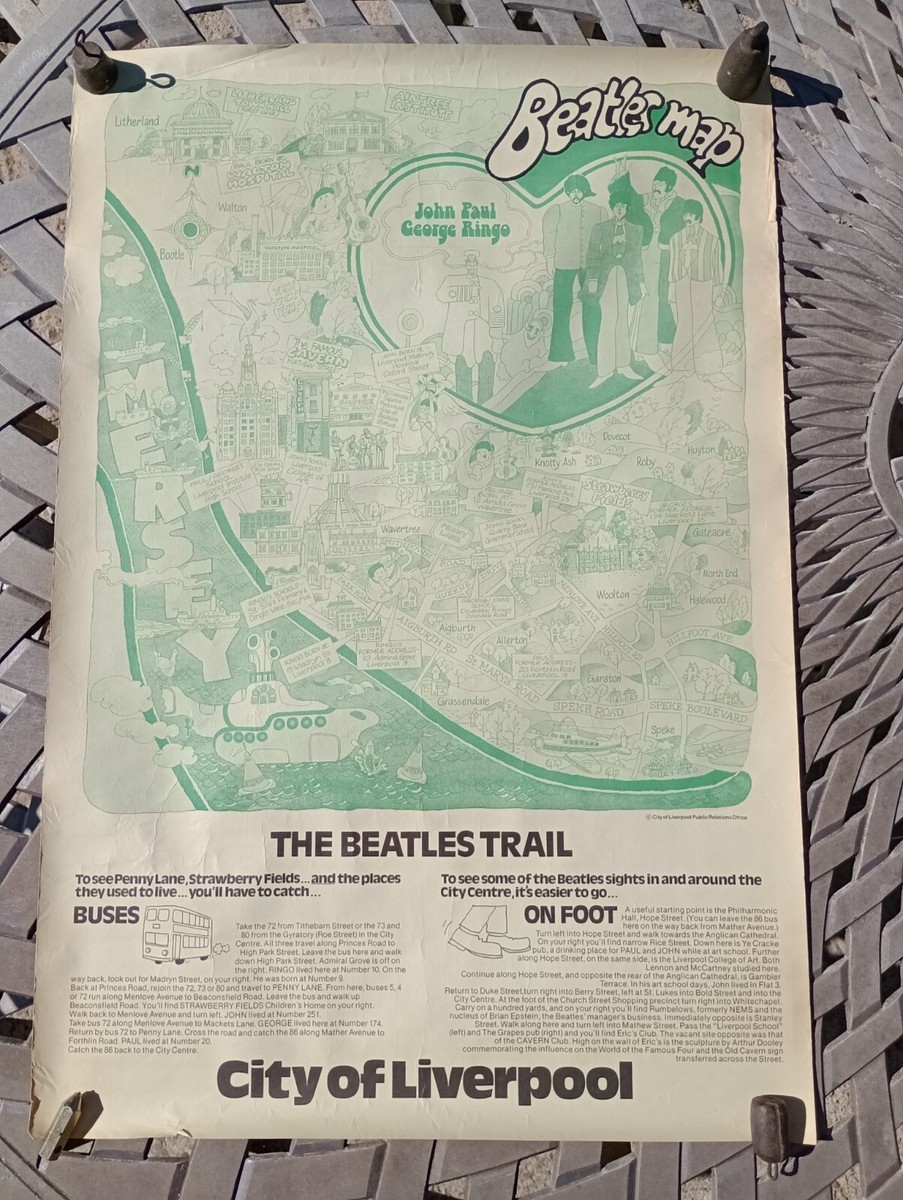 Beatles Liverpool Map Liverpool Map ~ Crown Street Liverpool 1928