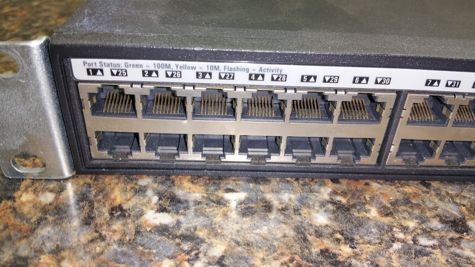 HP V1905-48 Gigabit 48 port Ethernet Switch (#219) | eBay
