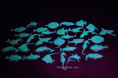 32 Piece Glow in the Dark Fish | eBay