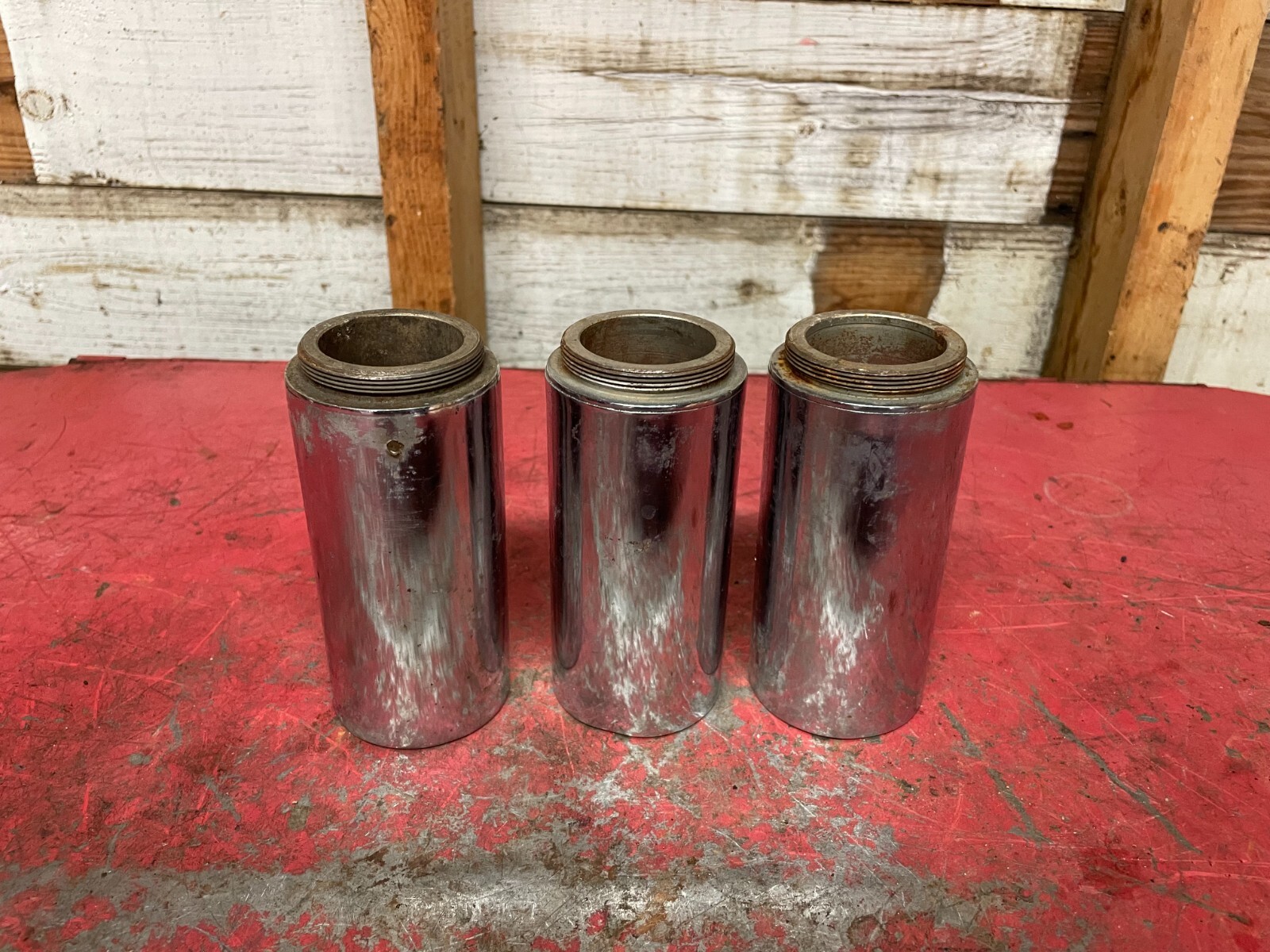 Matchless Norton Front Fork Legs Covers Shrouds Lowers Seal | eBay