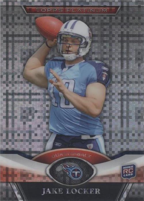 2011 Topps Platinum - Jake Locker #125 X-Fractor (RC) for sale online ...