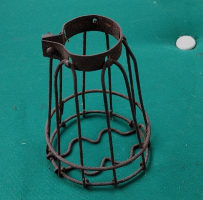 M VINTAGE INDUSTRIAL WIRE LIGHT BULB GUARD | eBay