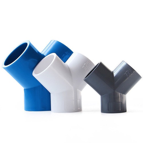 PVC 3-ways Y-Type Pipe Fitting Hose Connector For Fish Tank Pond ...