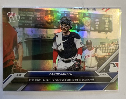 Danny Jansen 1st to play for both teams game 2024 MLB TOPPS NOW Card ...